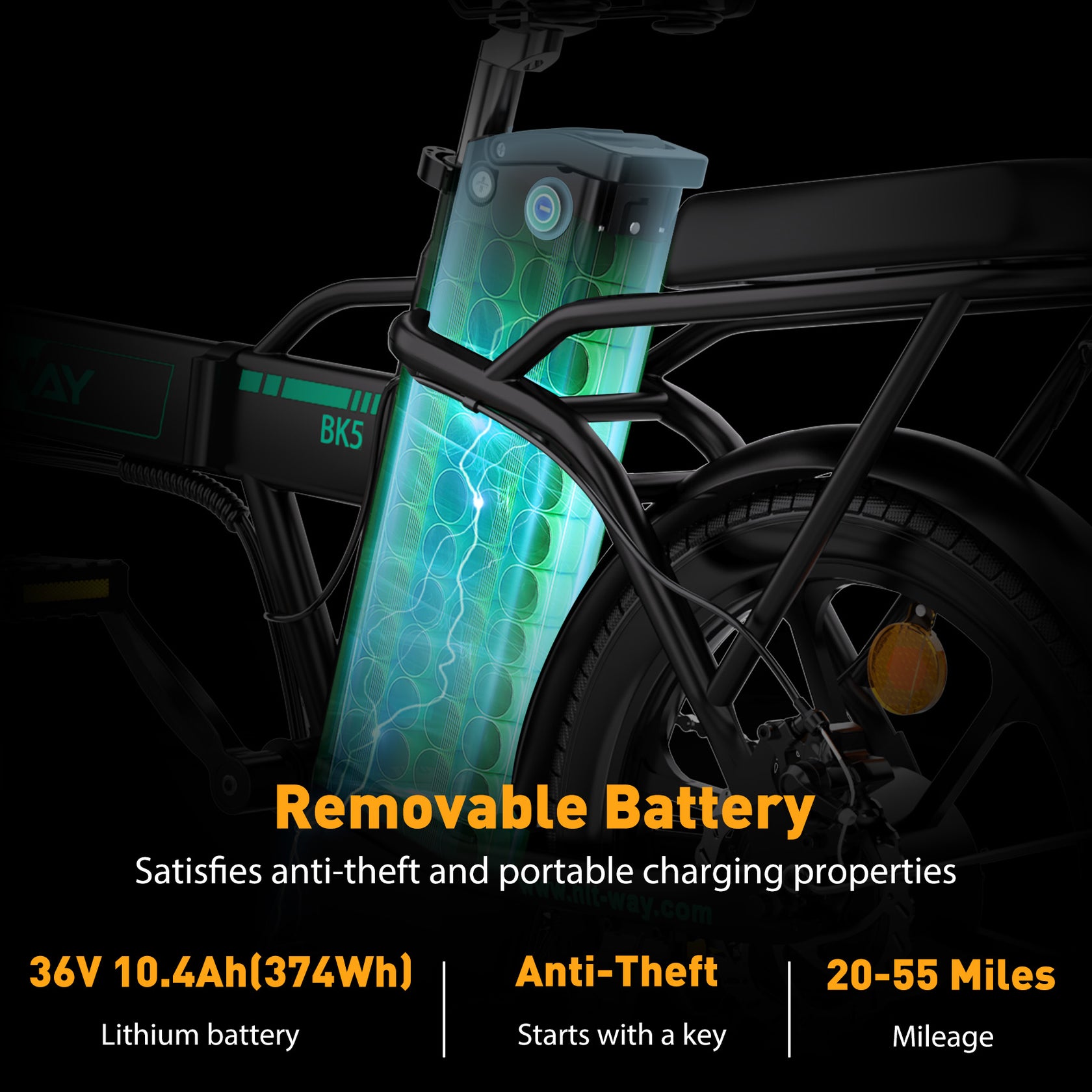 HITWAY BK5 Folding Electric Bike 250W 36V 10.4AH Electric Bike E Bike ...