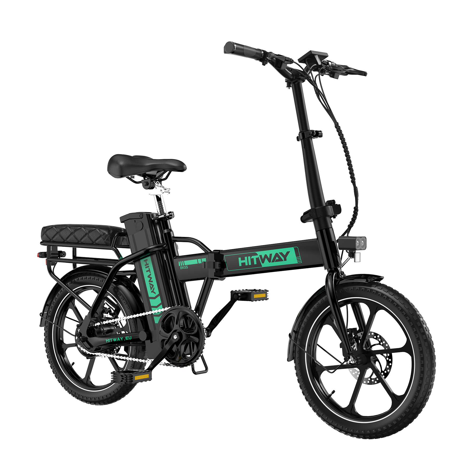 HITWAY BK5S Folding Electric Bike 36V 13AH Foldable City Bikes 16 inch ...