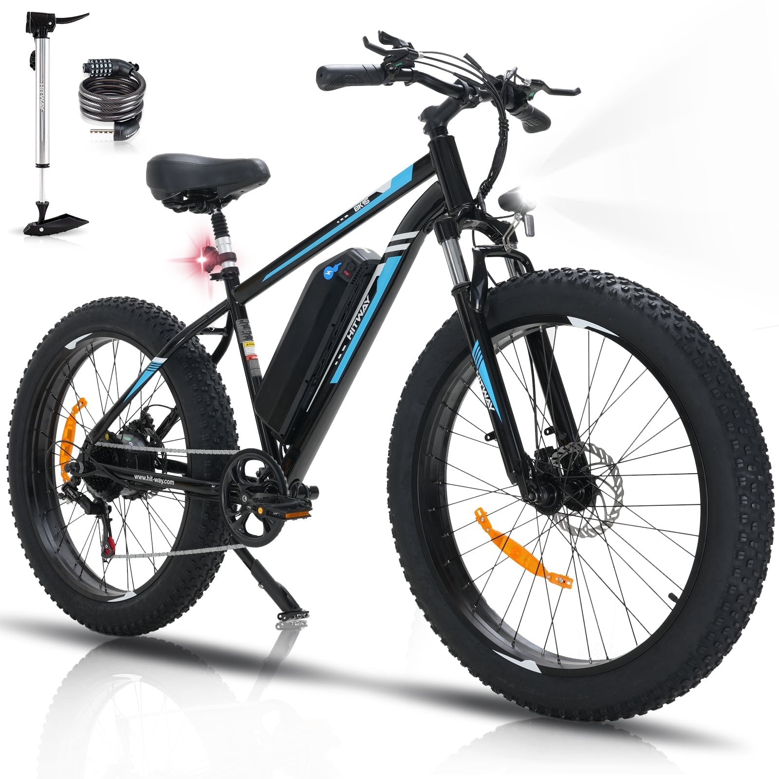BK15 4.0 Fat Tire Ebike 250W/48V/15Ah | HITWAY Ebike – HITWAY UK